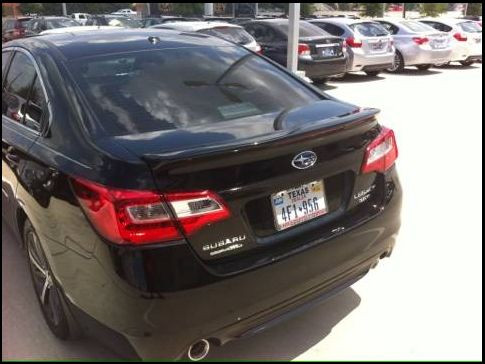 Fits: Subaru Legacy 2015-2019 Custom Flush Mount Rear Spoiler Painted ...