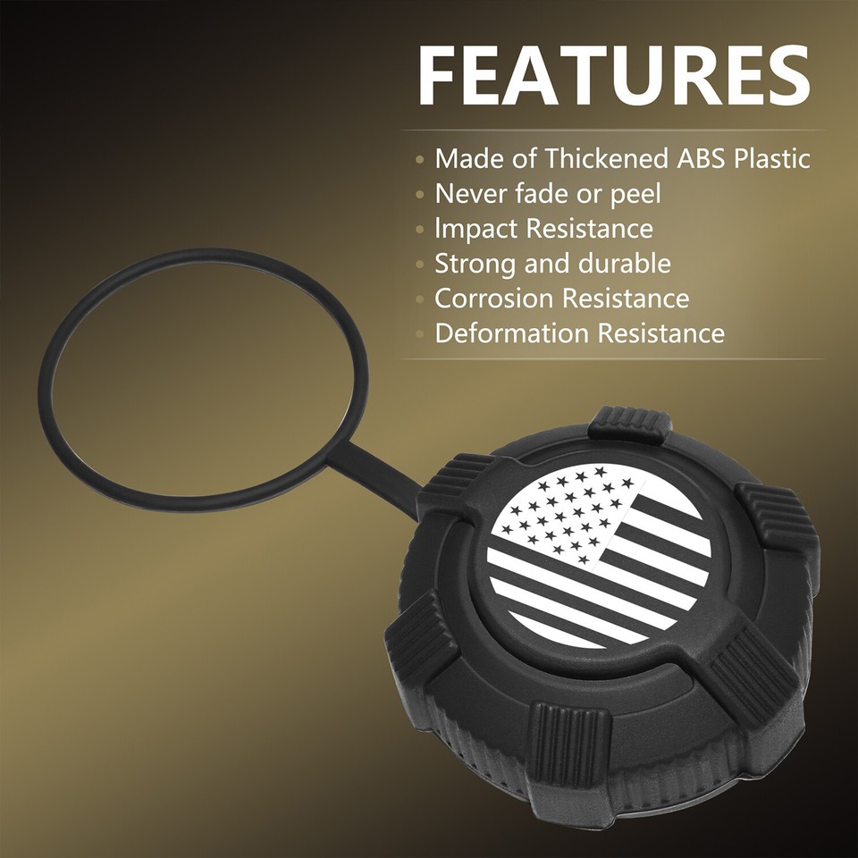1PCS Tethered Capless Gas Tank Dust Cover For Ford F150 2017-2019 With ...