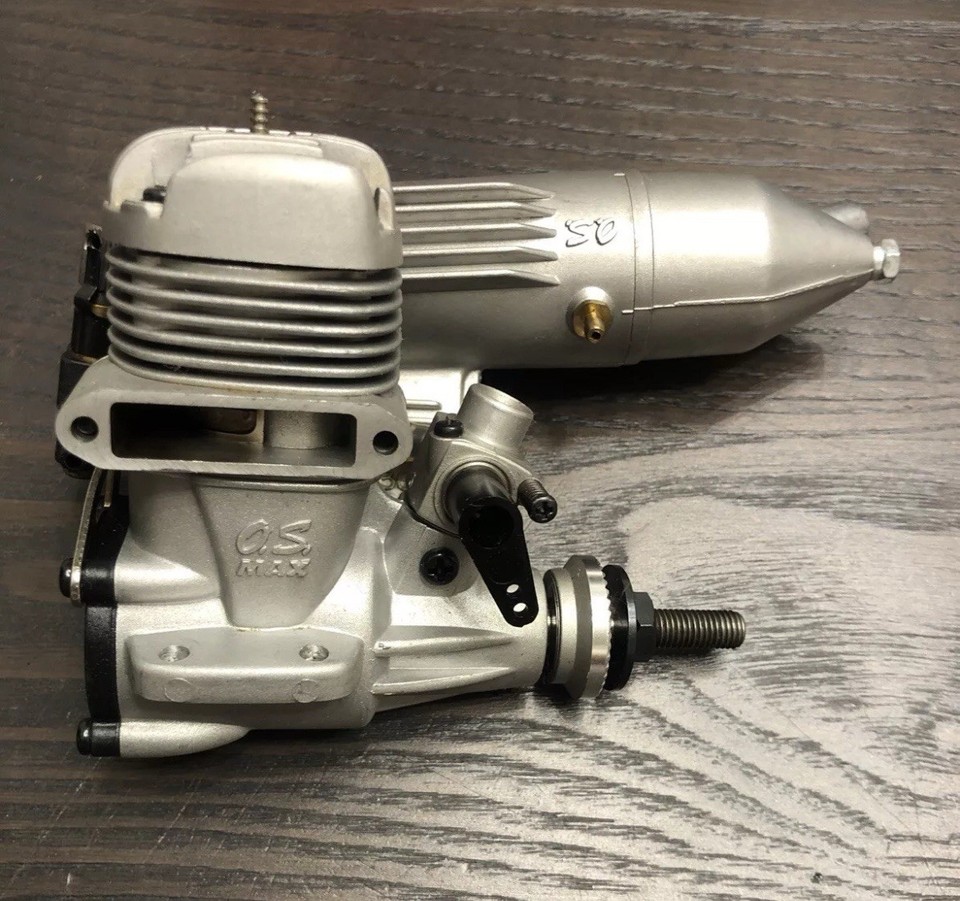 O.S. Engines OS MAX 40 LA RC Nitro Model Airplane Engine 13381 Silver ...