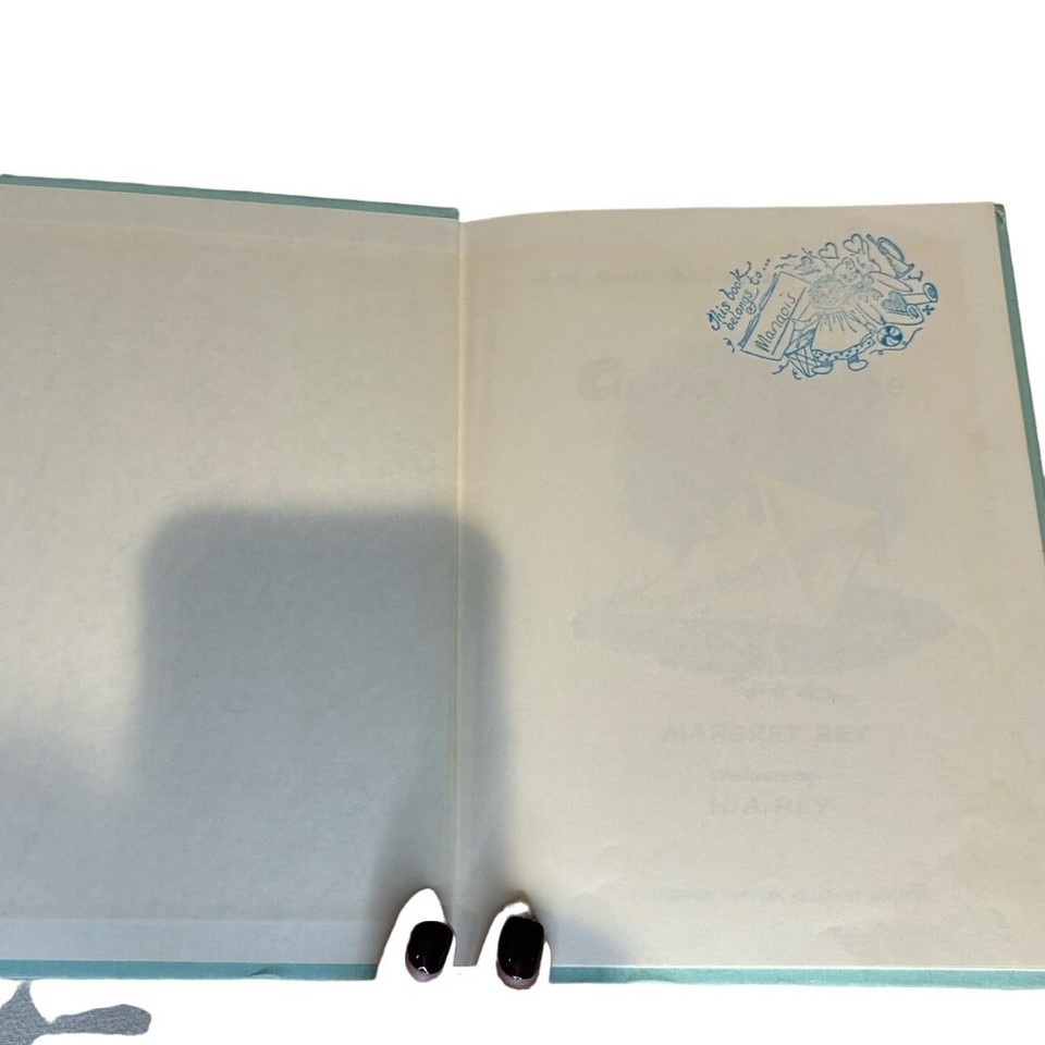 VTG 1958 Curious George Flies a Kite Book by Margaret Rey, Pictures by ...