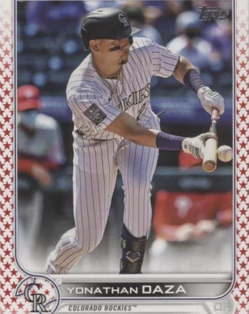2022 Topps Series 2 - Yonathan Daza #335 Independence Day /76 for sale ...