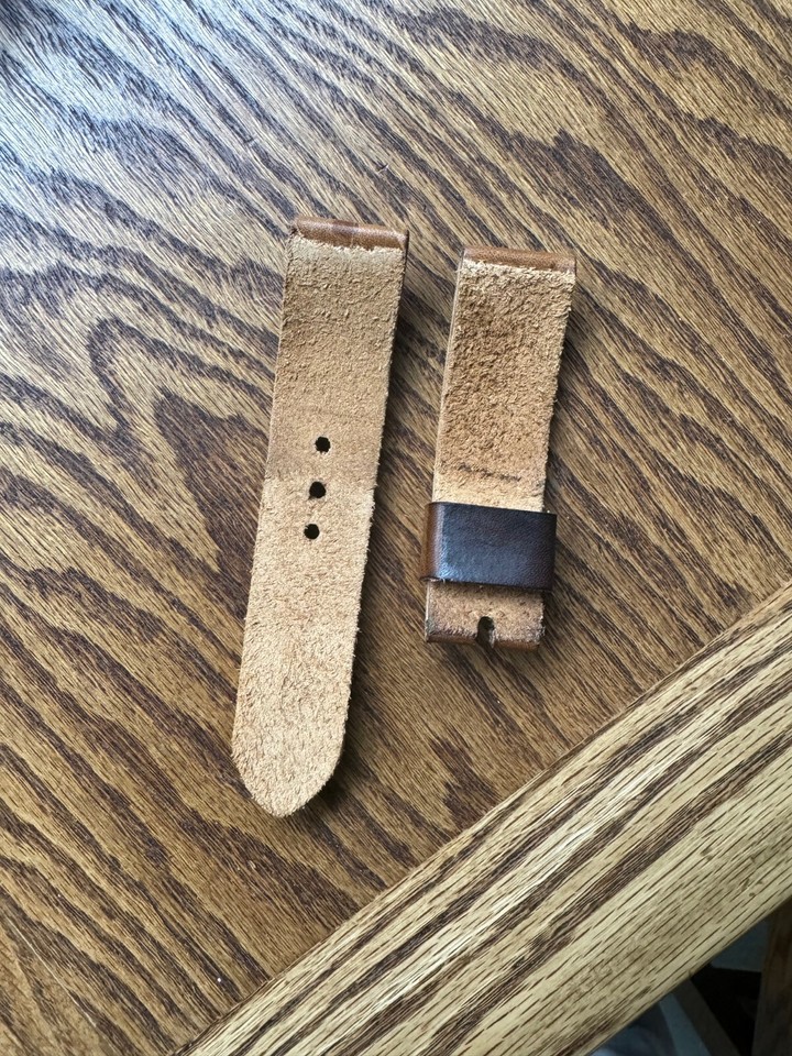 PAC Straps Horween Leather Watch Strap Band Handmade Vintage Antique ...