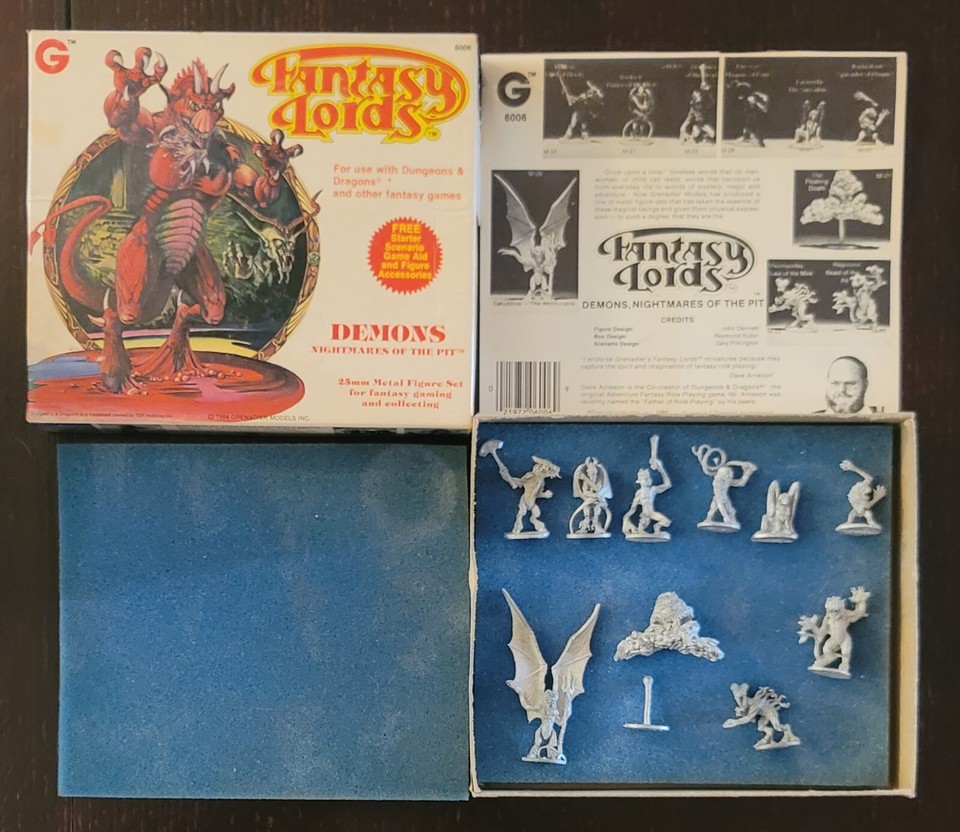 Grenadier Fantasy Lords – Demons: Nightmares of the PIT Miniatures 25mm ...