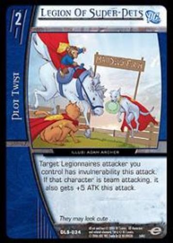 VS System: Legion of Super-Pets [Played] DC Legion of Super Heroes TCG ...
