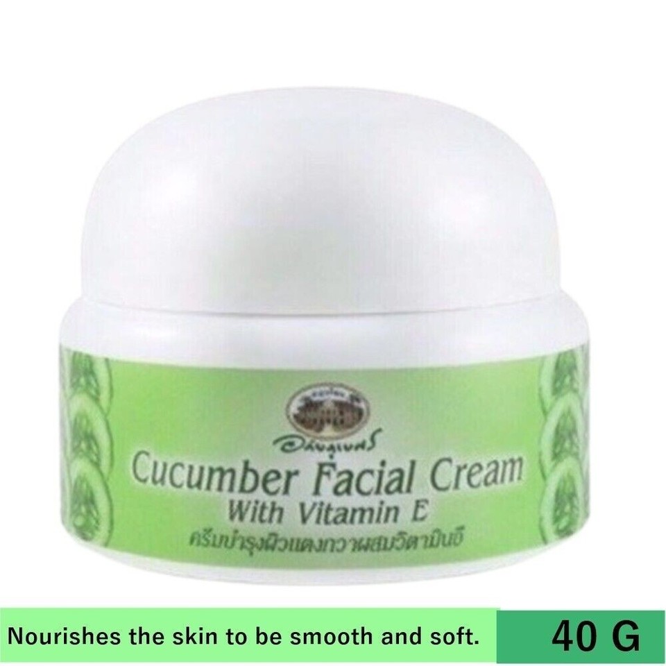 2X Cucumber Facial Cream With Vitamin E Moisturizing Reduce Wrinkles ...