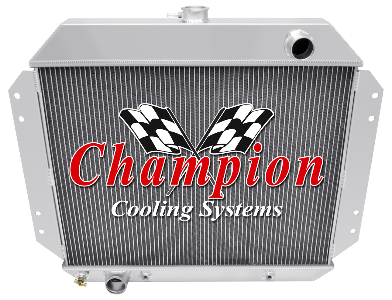3 Row Kool Champion Radiator for 1966 - 1976 Ford F-100 V8 Engine # ...
