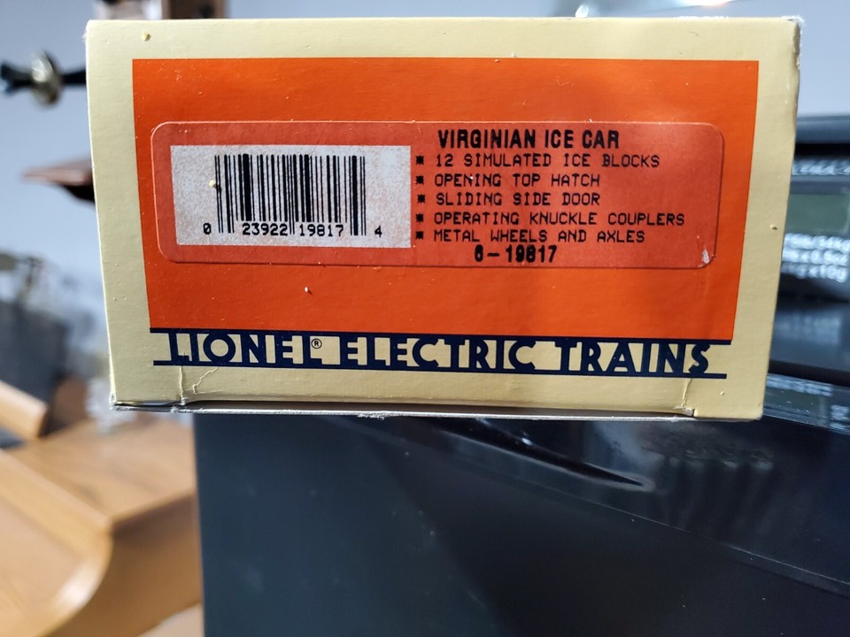 LIONEL 6-19817 Virginian Ice Box Car Brand New | eBay