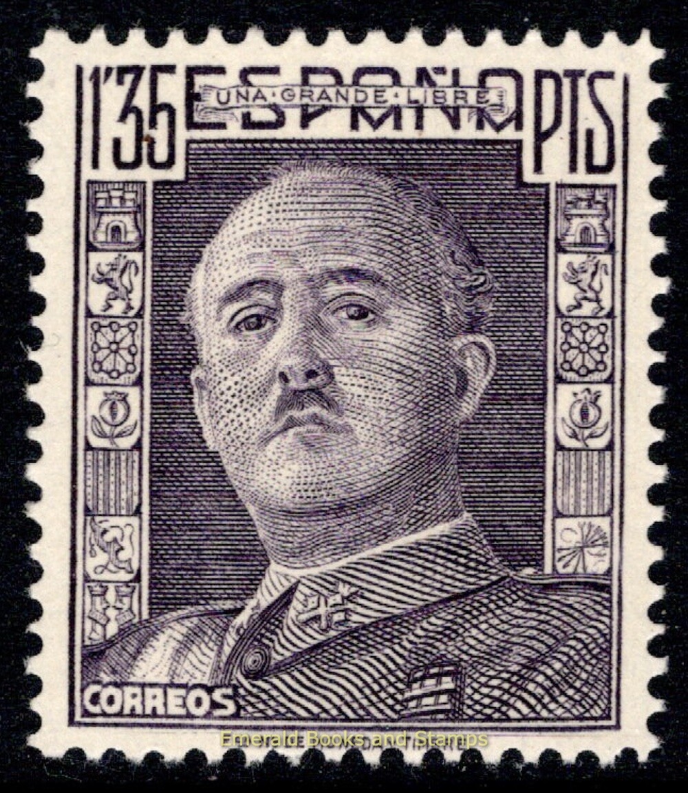 EBS Spain 1949 - Generalissimo Francisco Franco - El Caudillo - 937 ...