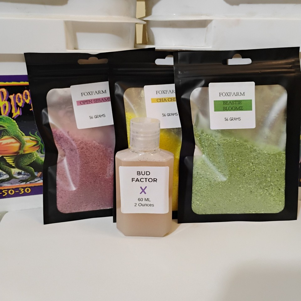 FoxFarm Nutrient Trio Open Sesame Cha Ching & Beastie Bloomz & Bud ...