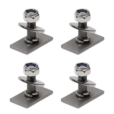 M8x26 Slot Channel NyLock Nuts T Bolts Slider Rhino Thule Yakima Roof ...