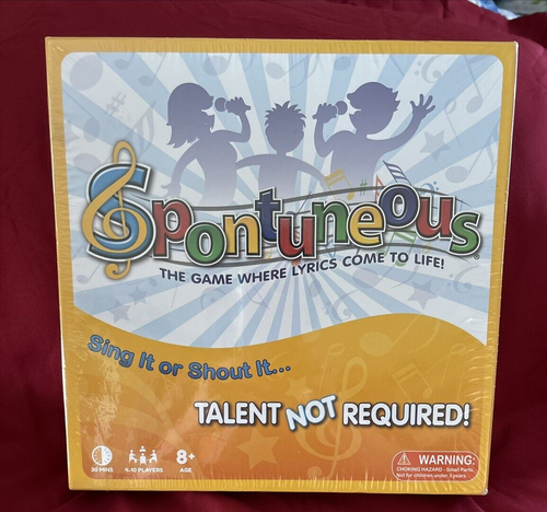 BRAND NEW/SEALED FUN SPONTUNEOUS GAME-SING IT OR SHOUT IT | eBay