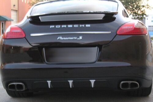 Rear Bumper Diffuser Custom Style For Porsche Panamera 2010-2017 | eBay