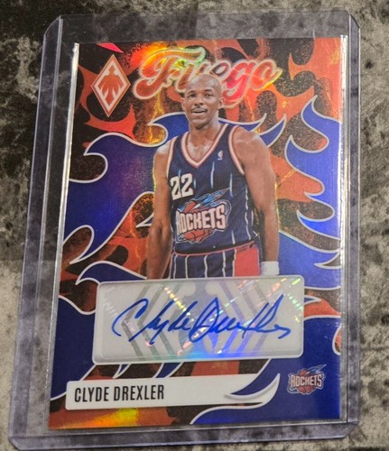 Clyde Drexler Fuego Auto /25 | eBay