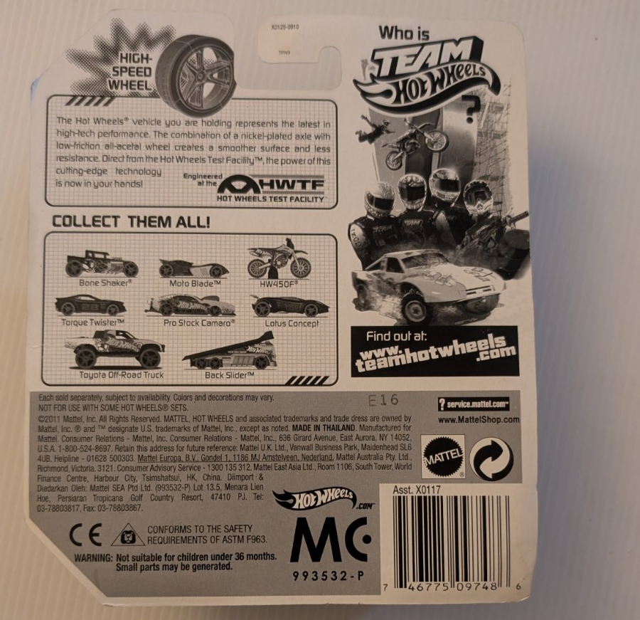 Hot Wheels Team High-Speed Wheel 2011 LR | eBay Australia