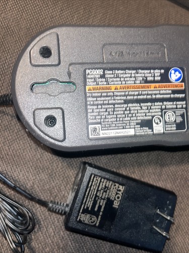 NEW Genuine OEM RYOBI PCG002 18V Volt ONE+ Lithium-Ion Battery Charger ...