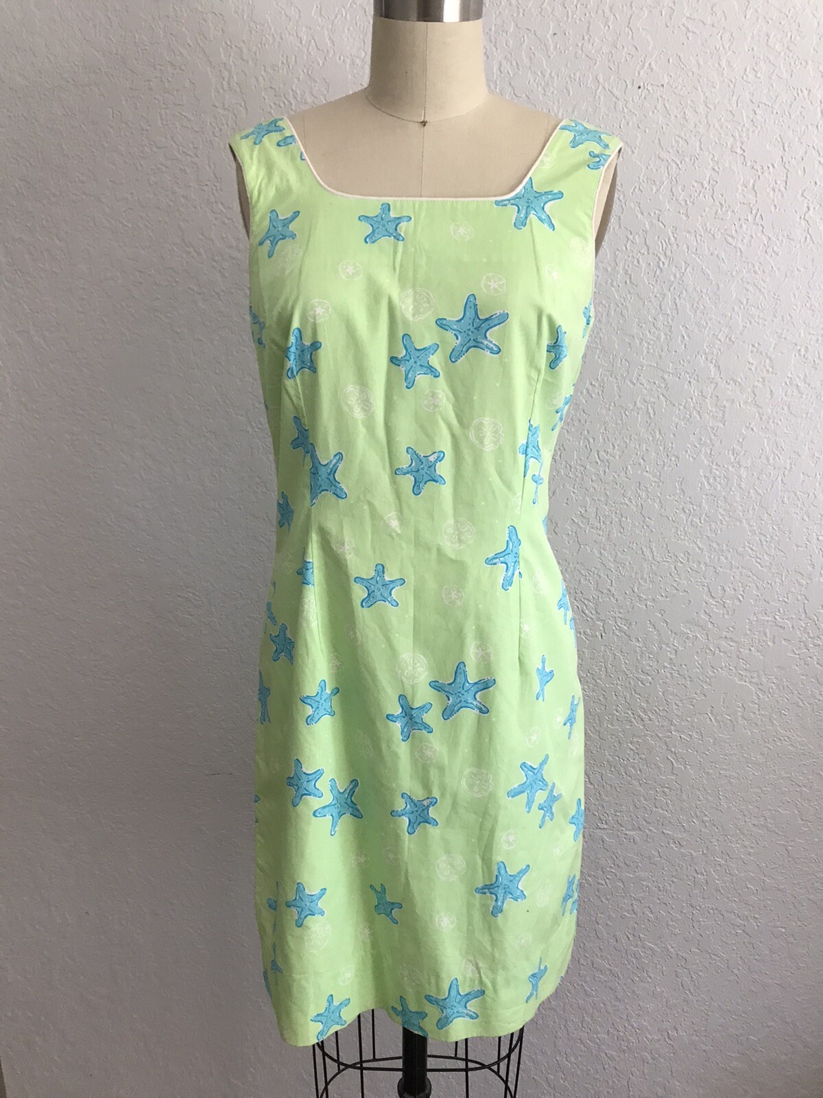 Vintage LILLY PULITZER Starfish Sand Dollar Sea Print… - Gem