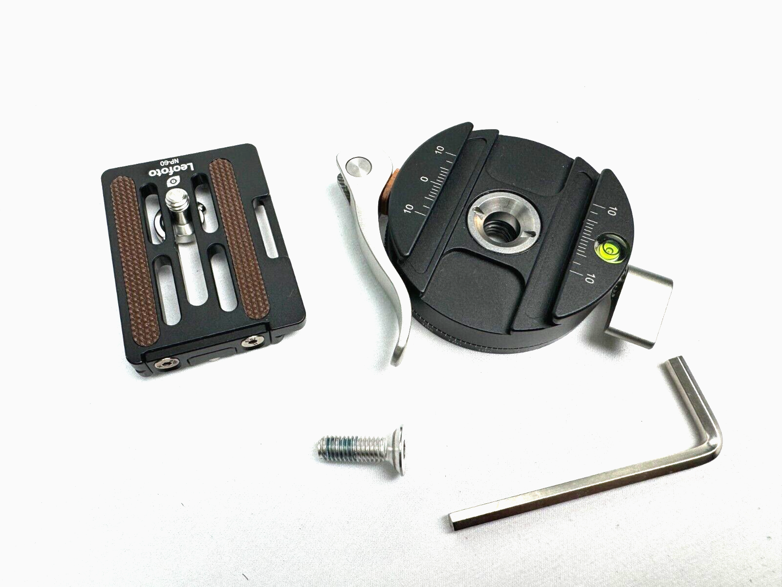 Mint Leofoto PCL-60 60mm Panning Lever Release Clamp w/ NP-60 Plate ...