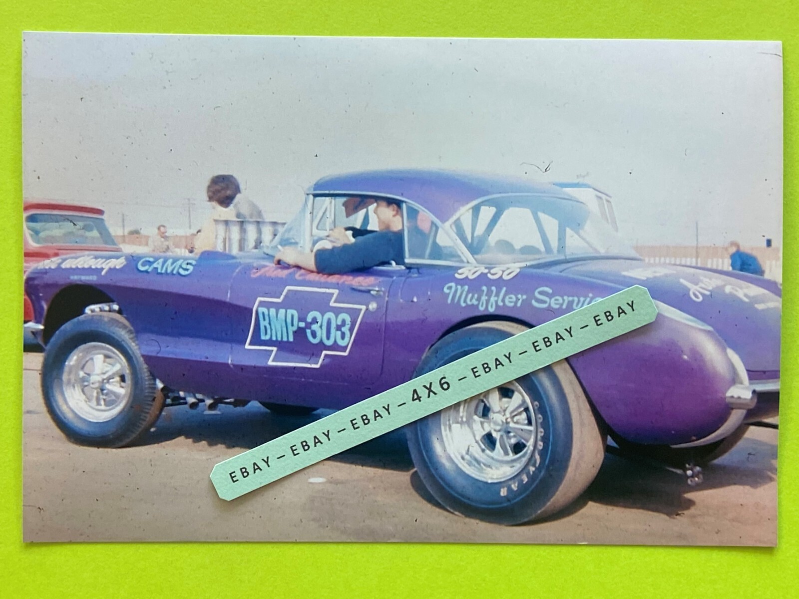 Found 4X6 Photo Old Drag Strip Race Car at Fremont Raceway California ...