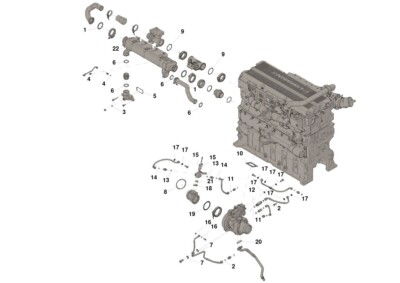 Genuine Cummins Engineering Cooler Kit 4352360 OEM | eBay