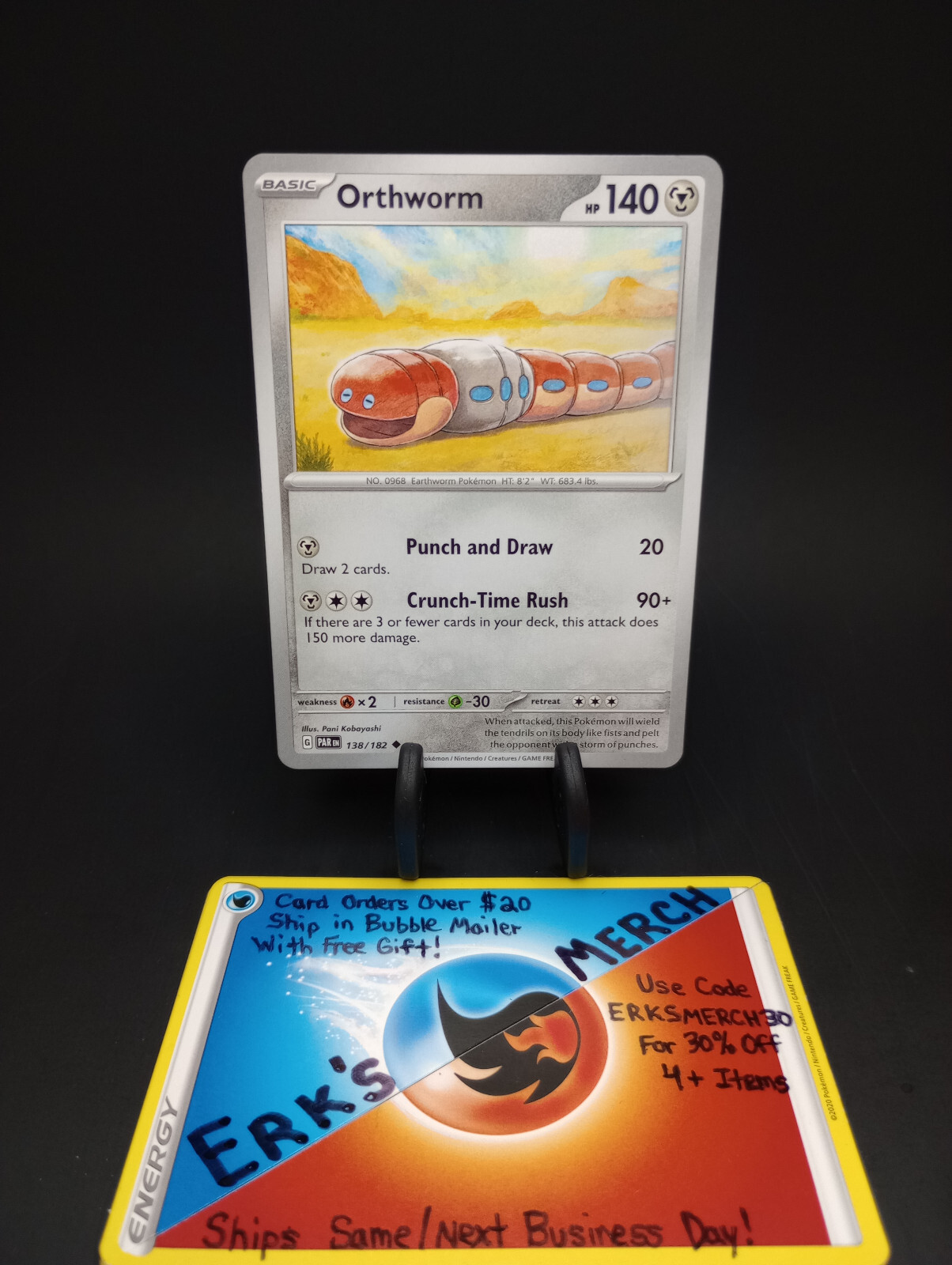 Orthworm 138/182 Paradox Rift Regular Uncommon Pokemon Card | eBay