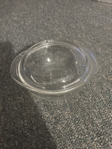 Vintage Pyrex 024 2QT Clear Glass Dish With Lid | eBay