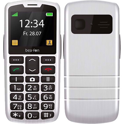 Bea-fon Silver Line SL260 2G Silver Single-Sim Factory Unlocked Global ...