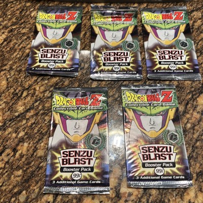 DBZ CCG CELL GAMES SENZU BLAST BOOSTER PACK SEALED VINTAGE DRAGON BALL ...