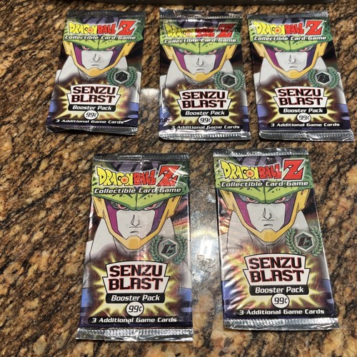 DBZ CCG CELL GAMES SENZU BLAST BOOSTER PACK SEALED VINTAGE DRAGON BALL ...