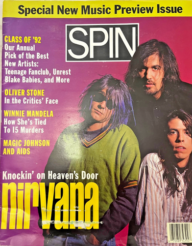 SPIN Magazine January 1992 Special New Music Preview NIRVANA Kurt ...