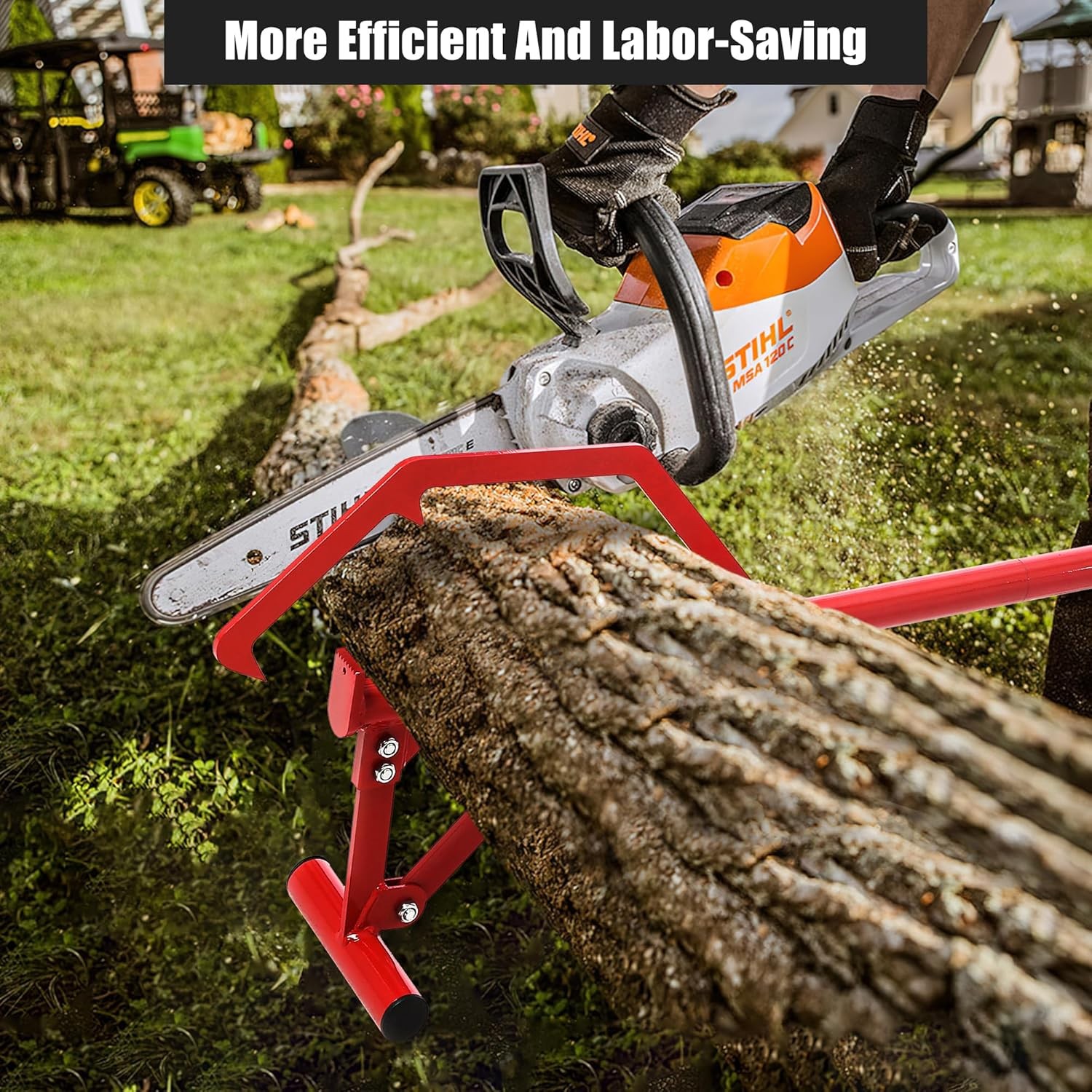 51 inch Steel Timberjack Timber Jack Tool Log Lifter Roller Log Cant ...