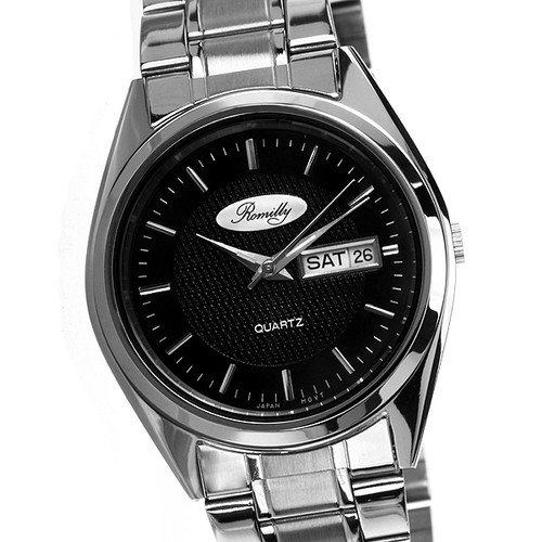 Romilly Hayden Black Calendar Dial Mens Watch | eBay