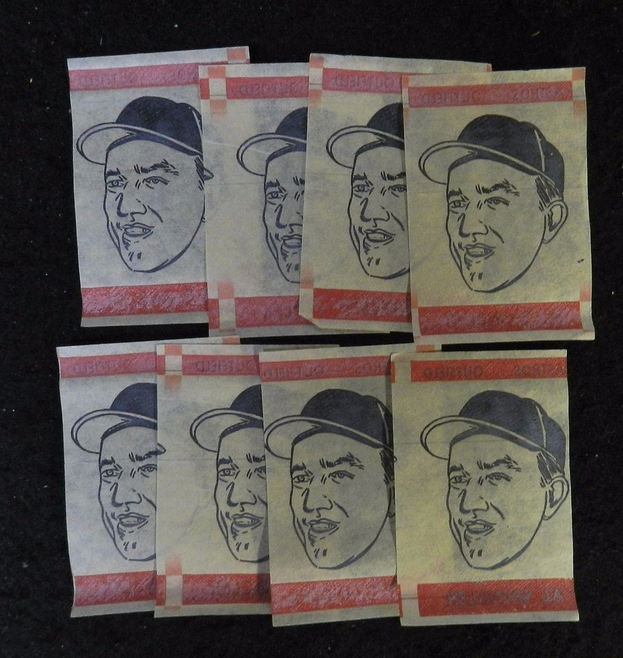 (8) 1965 TOPPS BASEBALL TRANSFER AL SPANGLER LOT CLEAN MID- HIGH GRADE ...