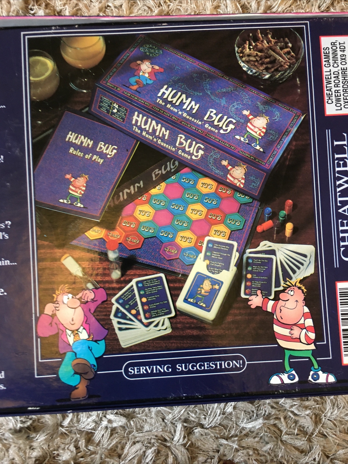 Humm Bug Guessing Game 100 Complete With Instructions Cheatwell Games ...