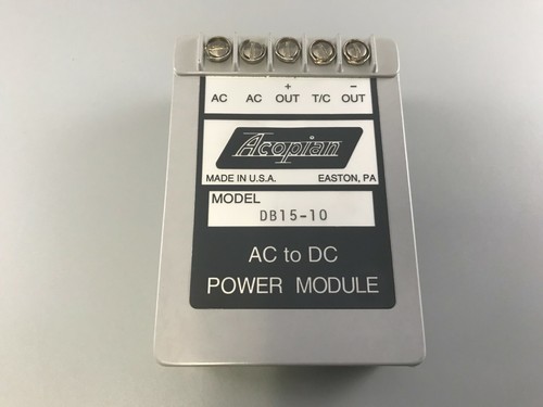 ACOPIAN DB15-10 AC TO DC POWER MODULE ***NEW*** | eBay