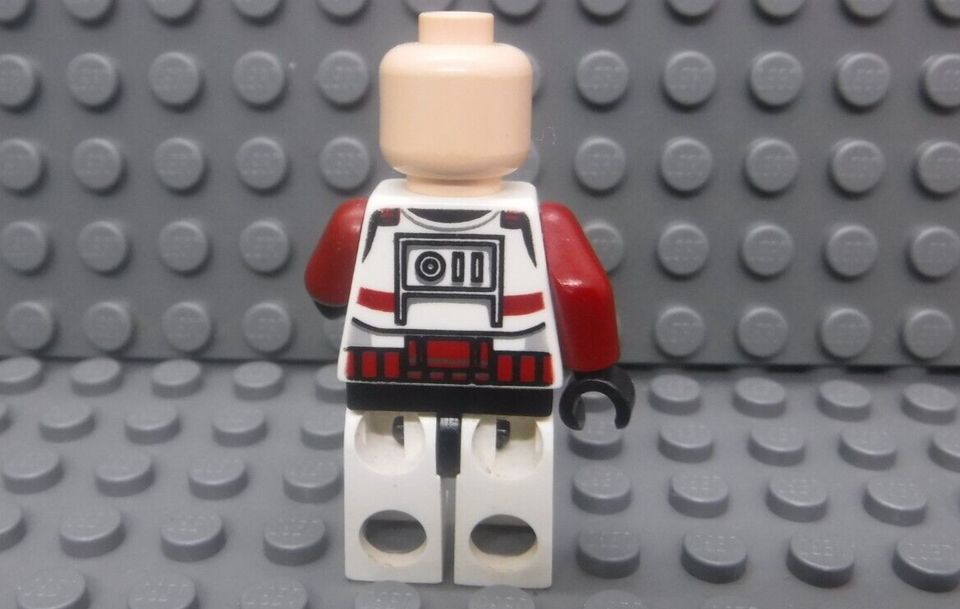 RARE Lego Star Wars Misprint Commander Fox Phase 1 Minifigure sw0202b ...