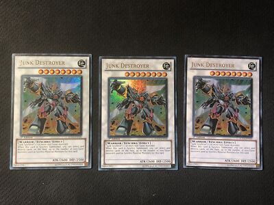 Junk Destroyer (3x) 5DS3 EN039 Ultra Rare 1st Edition NM Yugioh | eBay