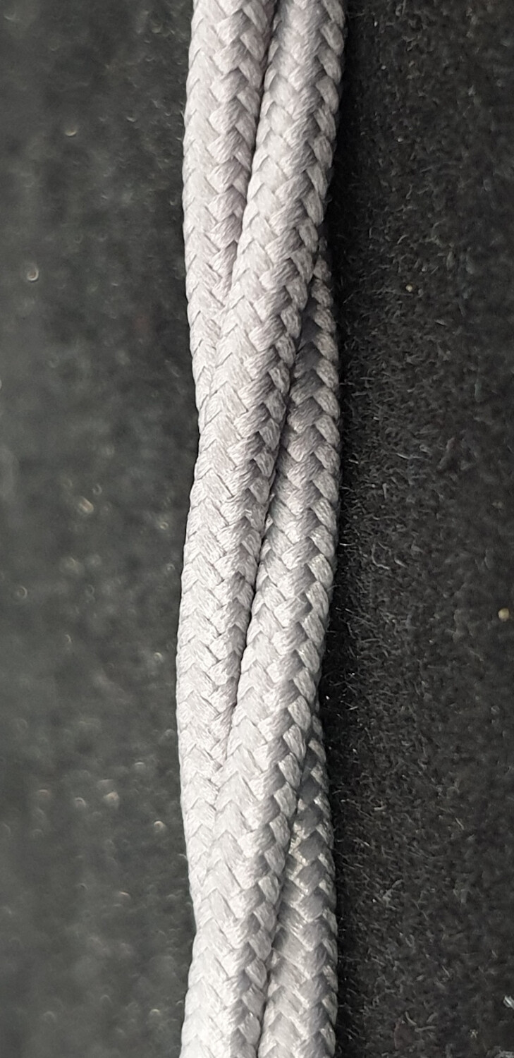 3 Core Twisted Braided Fabric Electrical Flex Cable Coloured | eBay UK