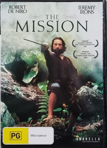 The Mission DVD - Jeremy Irons / Robert De Niro (Region 4, 1986) vgc ...