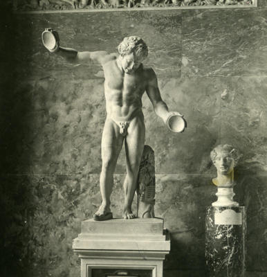 France Paris Louvre Museum Sculpture Dancing Satyr Old NPG Stereo Photo 1900 | eBay
