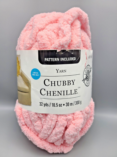 Loops & Threads Chubby Chenille 32 yds / 10.5 oz Pink | eBay