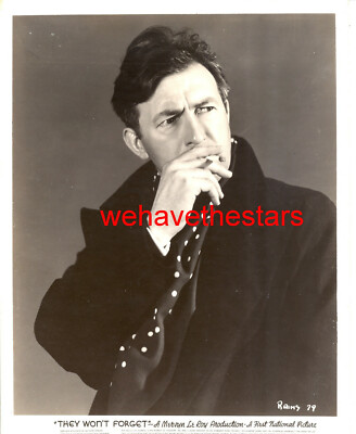 Vintage Claude Rains THEY WON'T FORGET '37 WB Publicity Portrait | eBay