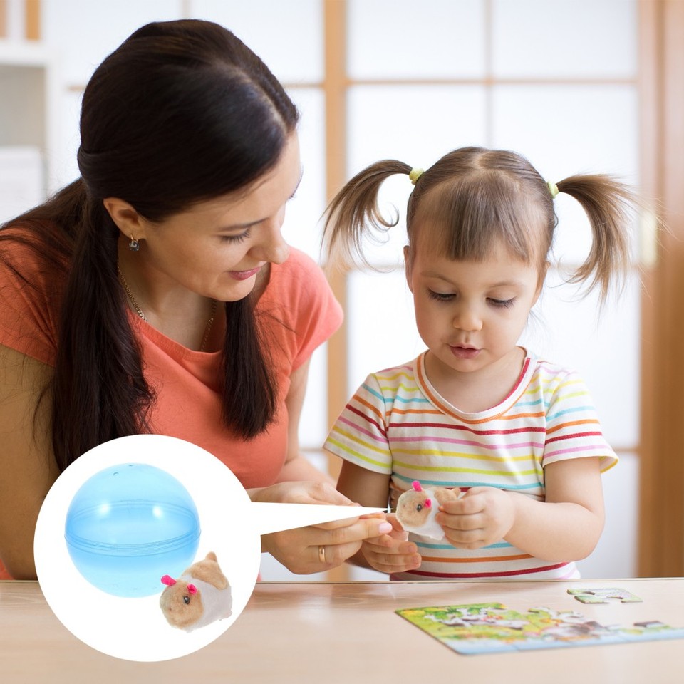 1PC Rolling Hamster Ball Toy Electric Hamster Ball Toy Cartoon Animal ...