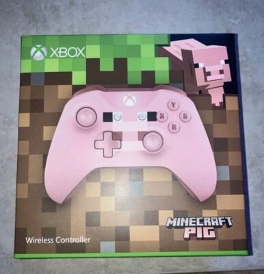 XBOX ONE MINECRAFT PIG OFFICIAL WIRELESS CONTROLLER NEW AND SEALED ...