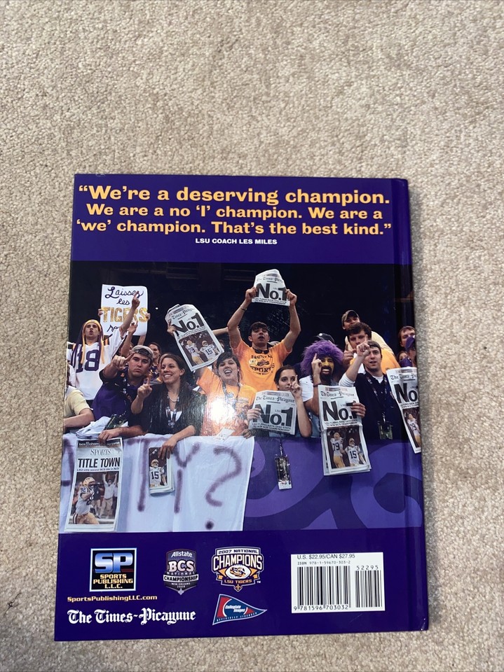 Times-Picayune LSU 2007 Championship Book “Back On Top” | eBay