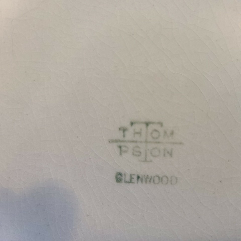 Thompson China Platter Glenwood | eBay