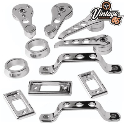 Classic Mini Interior Door Handle Set Alloy 10 Piece Austin Rover ...