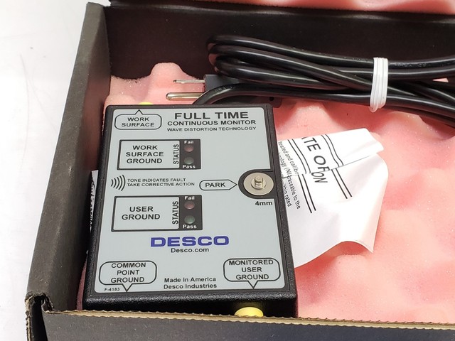 Desco 19210 Workstation Continuous Monitor 120vac for sale online | eBay