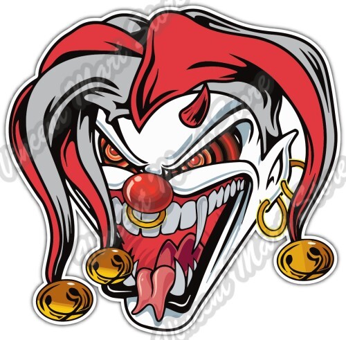 Evil Jester Face Crappy The Evil Clown Mask – AbracadabraNYC