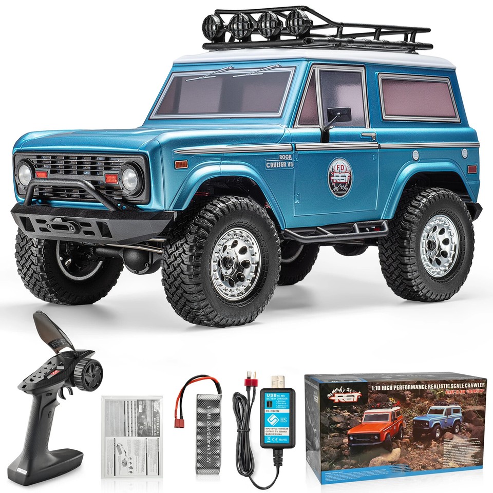 Hot Crawler 1:10 4wd Off Road Rock Cruiser RC-4 4x4 Waterproof Hobby RC ...