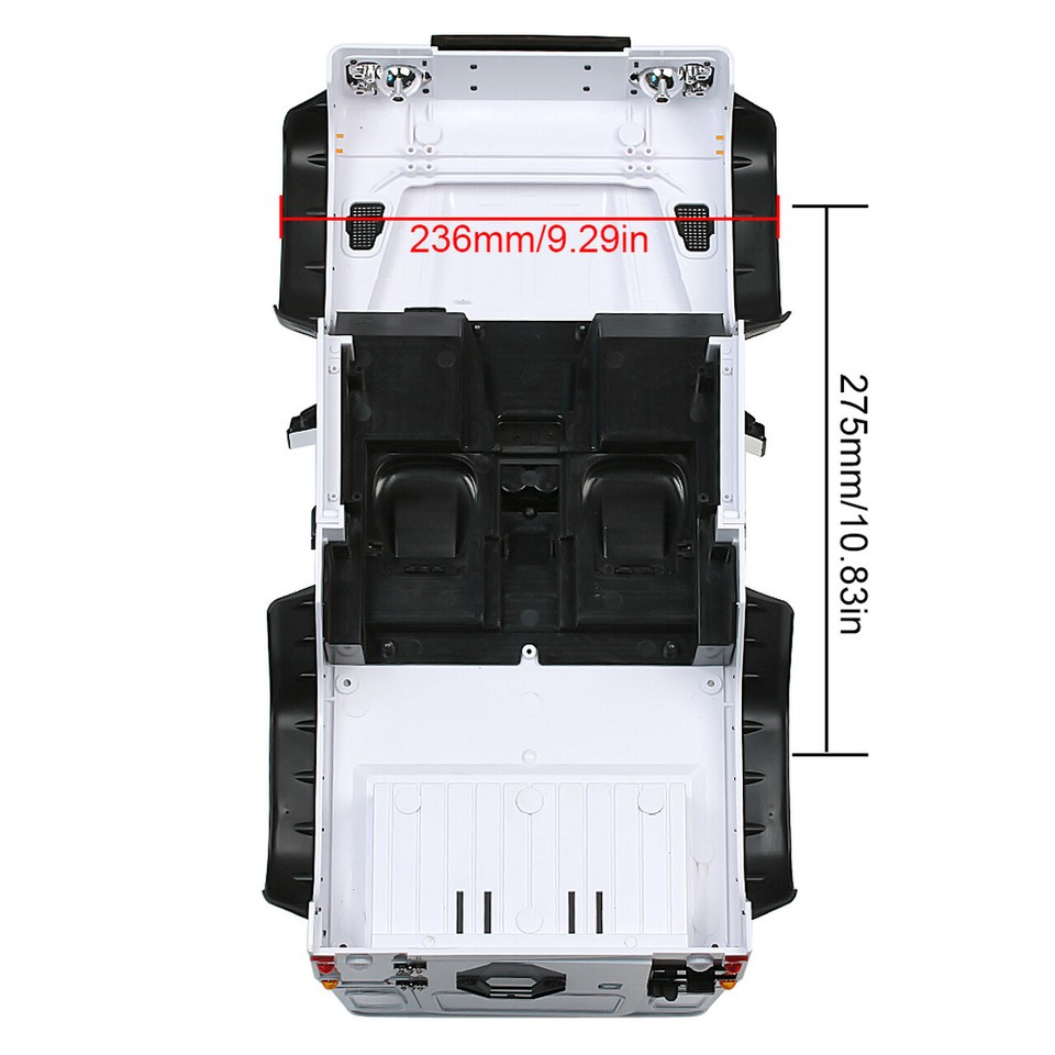 RC 1/10 TRUCK BODY LR D90 Defender Wagon W/ Interior Hard Body 275mm ...
